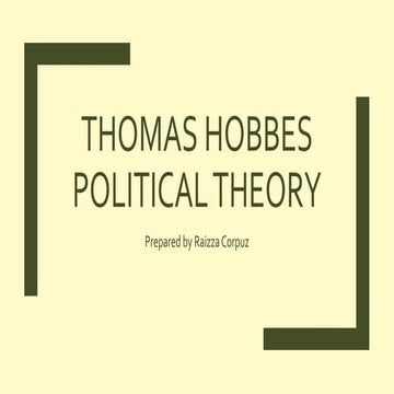 Thomas Hobbes | PPTX