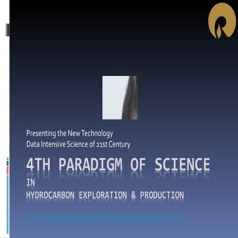 4th paradigm geo science iitb talk march2011 | PPT