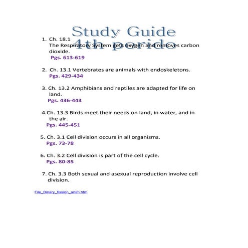 4th period guide | PDF