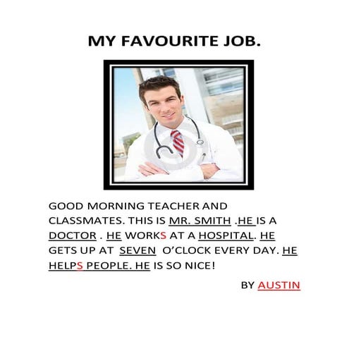 4 th project my favourite job. | DOCX