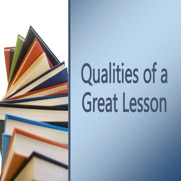 Fourth Qualities of a Great Lesson Lesson.pptx