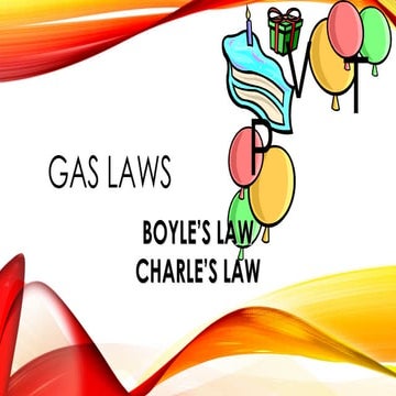 4th Quarter 1.1 Boyle's Law and Charles Law | PPT