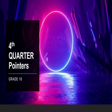 4th QUARTER PERIOD_Grade 10 Science .pptx