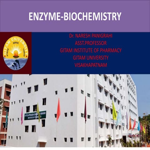 Biochemistry lecture notes enzymes | PDF