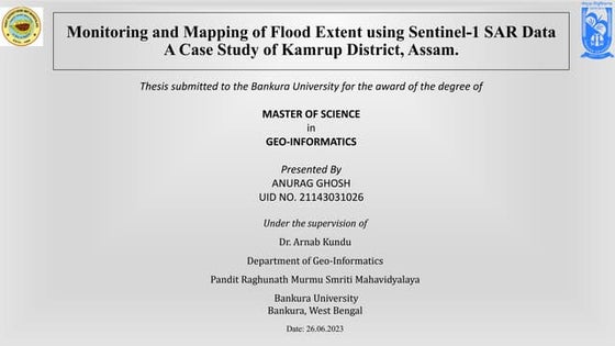FLOOD ZONATION MAPPING USING GOOGLE EARTH ENGINE, A CASE STUDY OF ASSAM ...