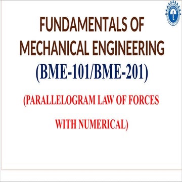 ENGINEERING MECHANICS-PARALLELOGRAM LAW.pptx