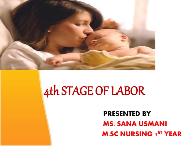 4TH STAGE OF LABOR mgt.ppt