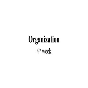 Sociology and Organization 4th week.pptx