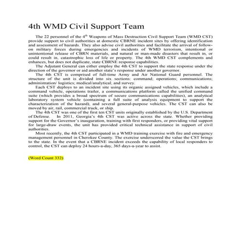4th wmd civil support team | DOCX