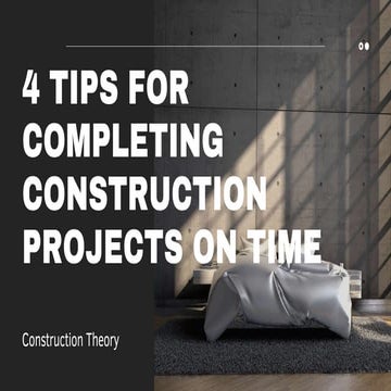 10 Essential Tips for a Successful Construction Project | PDF