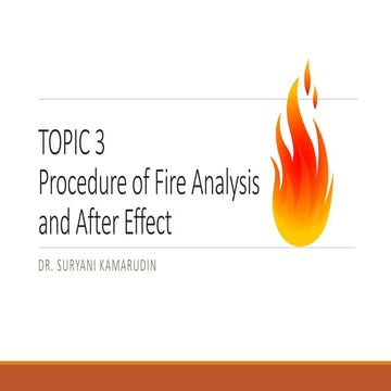 4 TOPIC3 Procedure of Fire Analysis and After Effect SUN.pptx
