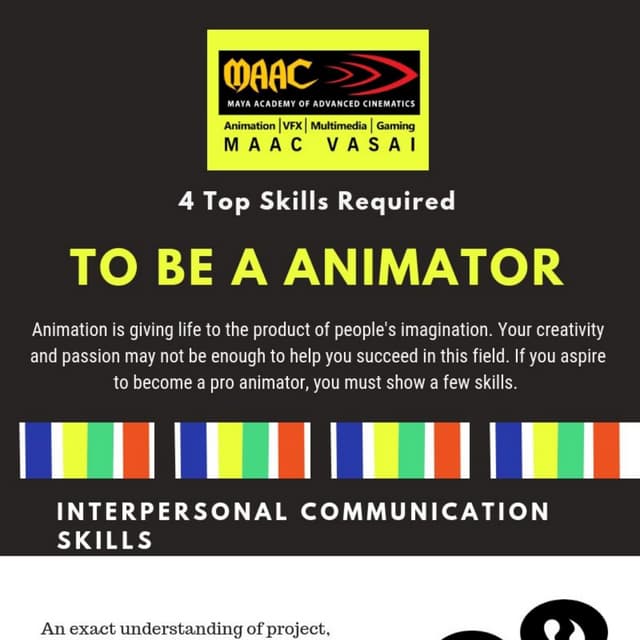 4 top skills required to be a animator