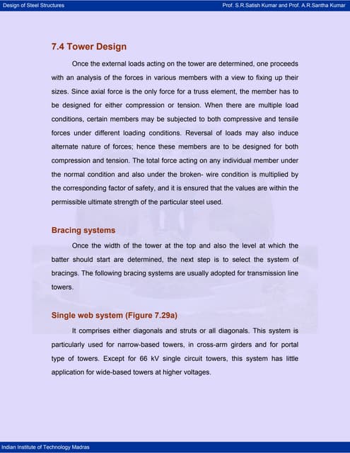 HV tower design 3 | PDF