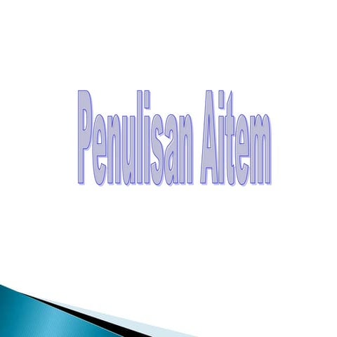 penulisan aitem statistika inferesnsialj | PPT