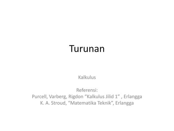 Fungsi turunan | PDF