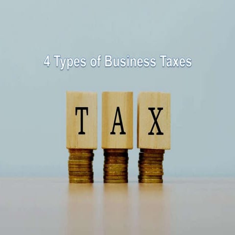 4 Types of Business Taxes | PPT