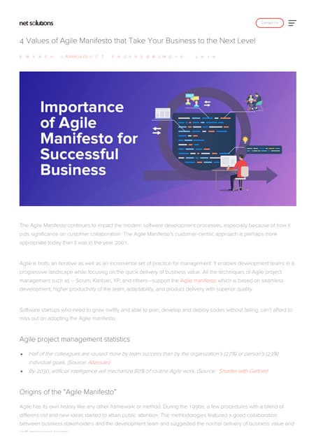 Revolutionizing Software Development with Agile Methodologies | PPT
