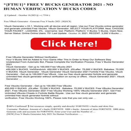 Fortnite Vbucks Generator Legit | PDF