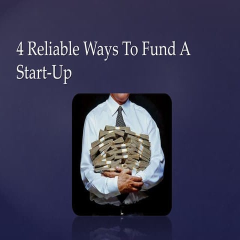 4 Reliable Ways To Fund A Start-Up | PPT
