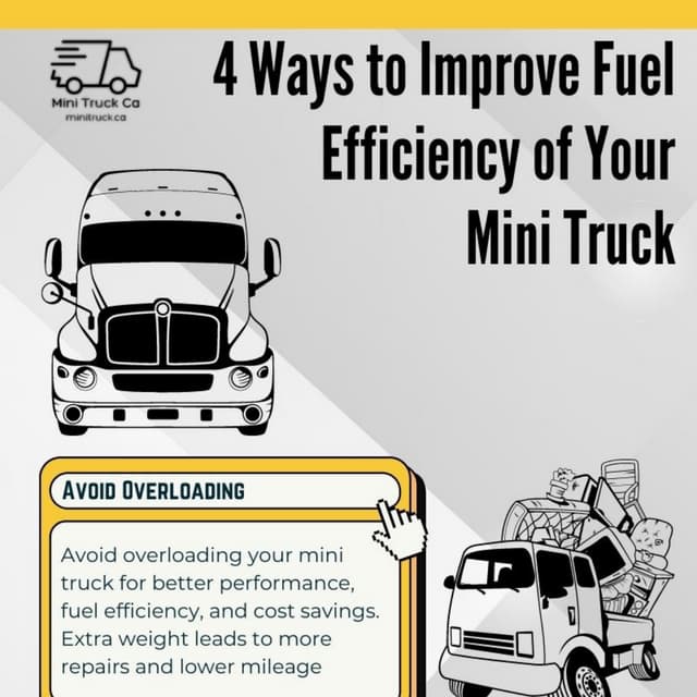 4 Ways to Improve Fuel Efficiency of Your Mini Truck | PDF