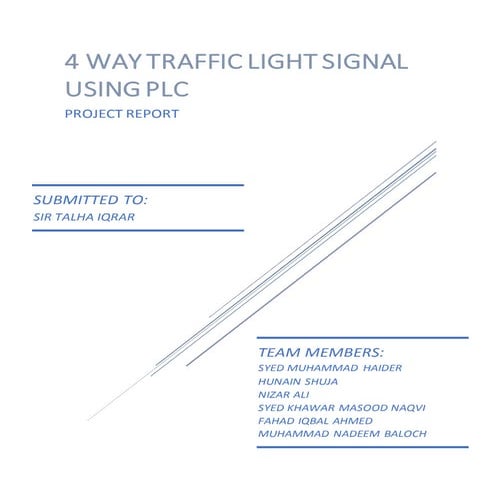 4 way traffic light signal | DOCX