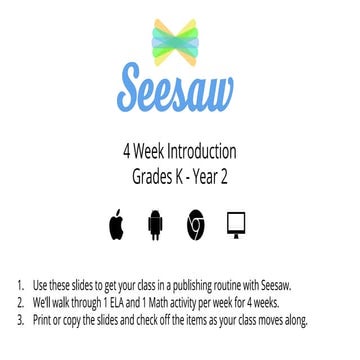 30 Seesaw Activity Ideas | PDF