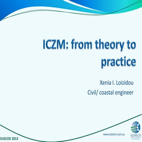 Integrated Coastal Zone Management Plan - Approach To Sustainable ...