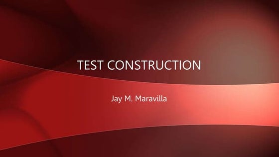 Completion type of test | PPTX | Educational Assessment | Education
