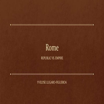 The Roman Empire | PPT