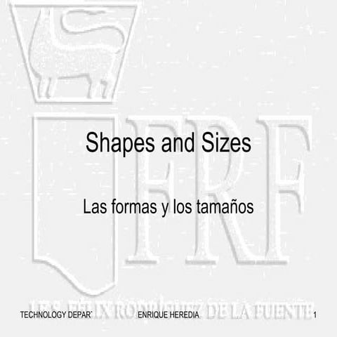 Shapes And Sizes | PPT