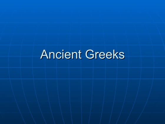 Ancient Greece | PPSX