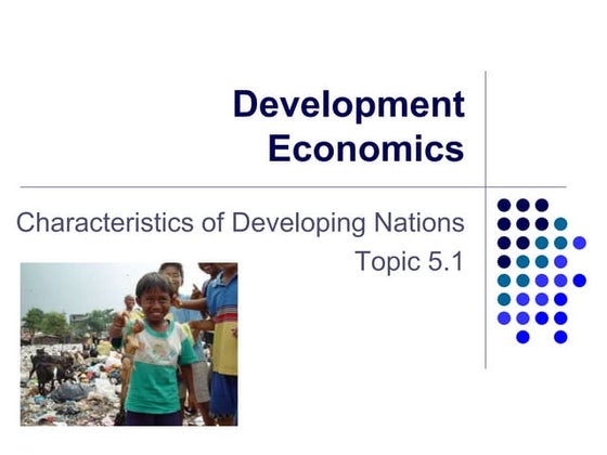 Indicators Of Economic Development | PPT