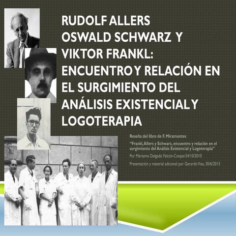 Allers, Schwarz y Frankl: Inicios de la logoterapia | PPTX
