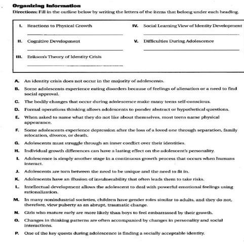 5.10 Organizing Data | PDF