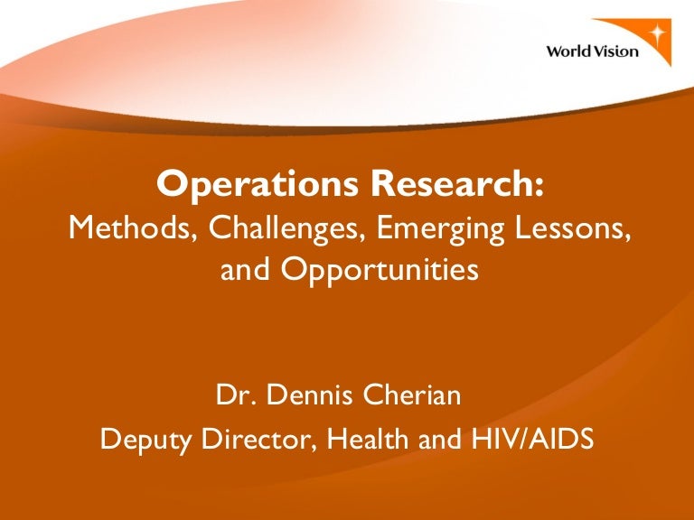 Operational research techniques - bdseoseokc