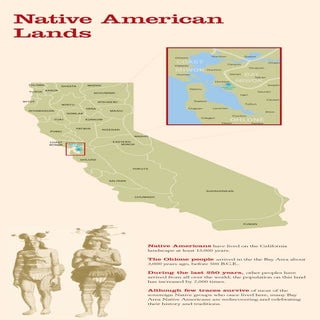 Maps: Native American Lands; Missions, Presidios & Pueblos; Ranchos | PDF