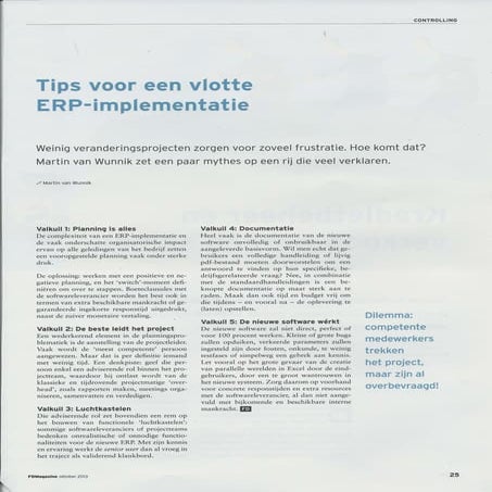 5 Tips voor een vlotte ERP implementatie | PDF