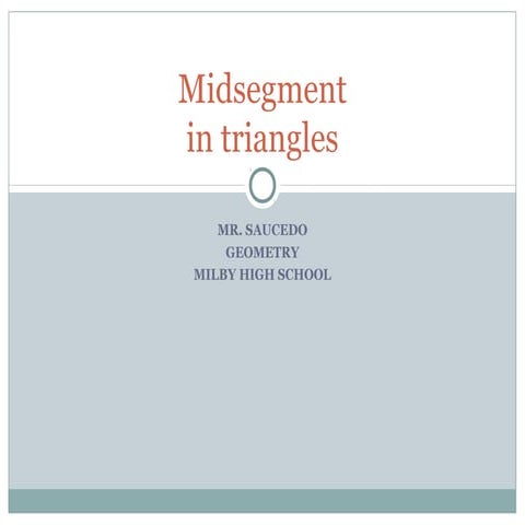 5.1 midsegment | PPT