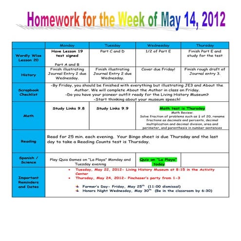 Homeroom check in 10-22-2012 | PPT