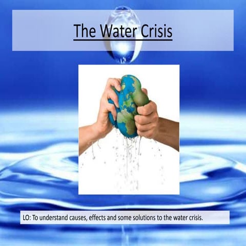 5. water crisis lesson1 | PPT