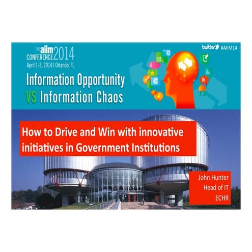 How to Drive and Win with Innovation Initiatives in Government ...