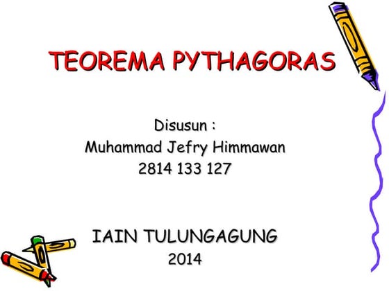 Latihan Soal Teorema Pythagoras Pdf