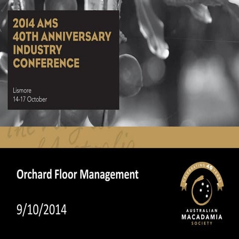 Alan Coates - Orchard Floor Management | PPT
