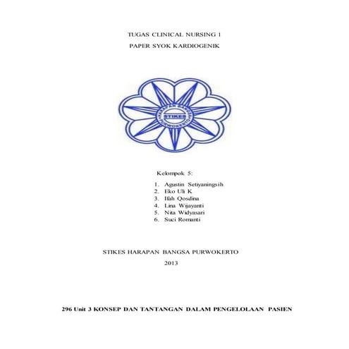 5. syok kardiogenik | PDF