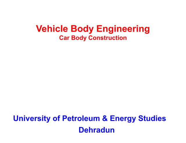 Vehicle Body Engineering Bus Body Details | PPT
