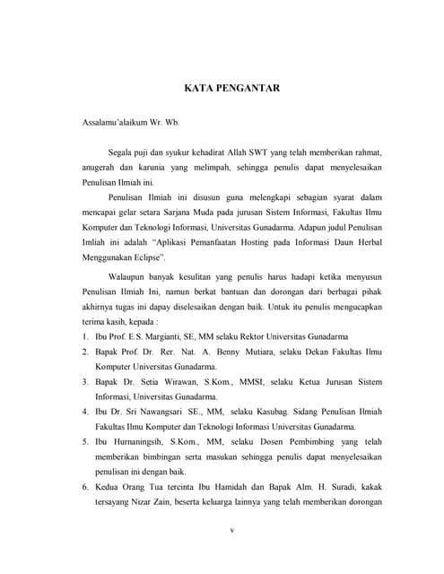 CONTOH JURNAL SKRIPSI GUNADARMA | PDF