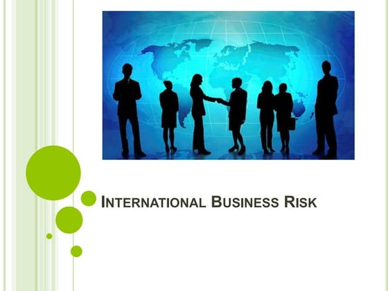 International business risk | PPTX