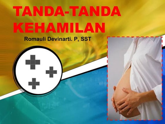 Tanda tanda kehamilan | PPTX