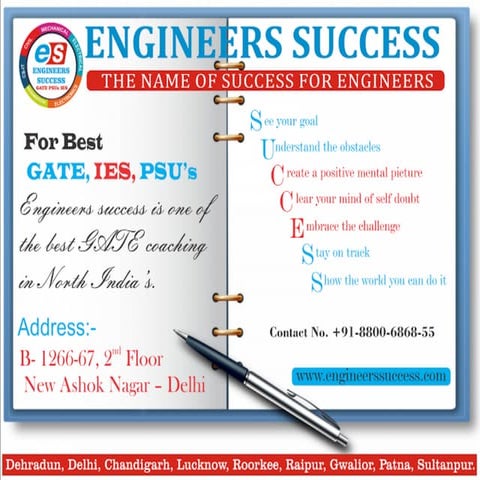 ECE GATE COACHING IN delhi ENGINEERS SUCCESS | PDF