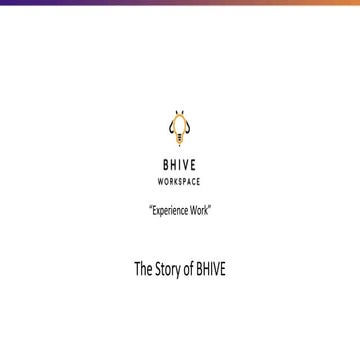 BHive - The most important coworking network from Bangalore | PDF